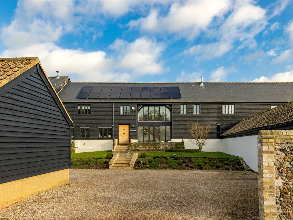 5 bed terraced house for sale in Mill Lane, Hinxton, Saffron Walden ...