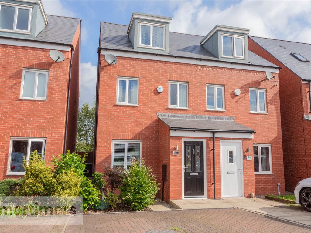 3 bed semi-detached house for sale in Hambledon Mill Park, Accrington ...