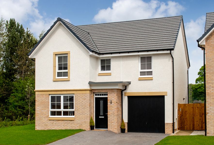 New home, 4 bed detached house for sale in "Dalmally" at Norwal Drive ...
