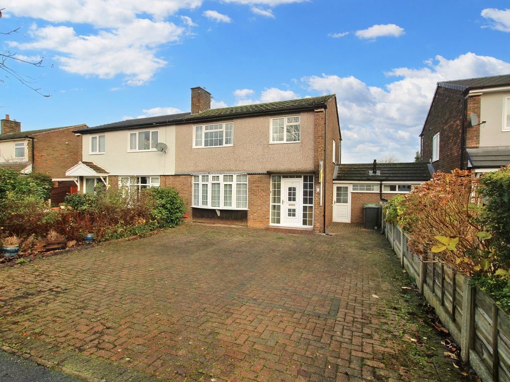 3 bed semi-detached house for sale in Bentham Road, Culcheth ...