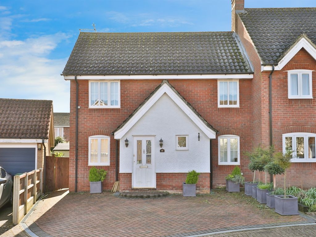 3 bed semi-detached house for sale in Acorn Way, Dereham NR19, £240,000 ...