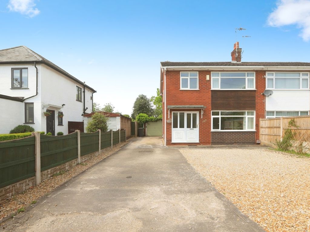 3 bed semi-detached house for sale in Holt Road, Wrexham LL13, £220,000 - Zoopla