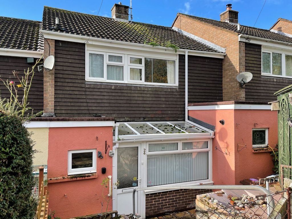 3 bed terraced house for sale in Coach Road, Silverton, Exeter, Devon ...