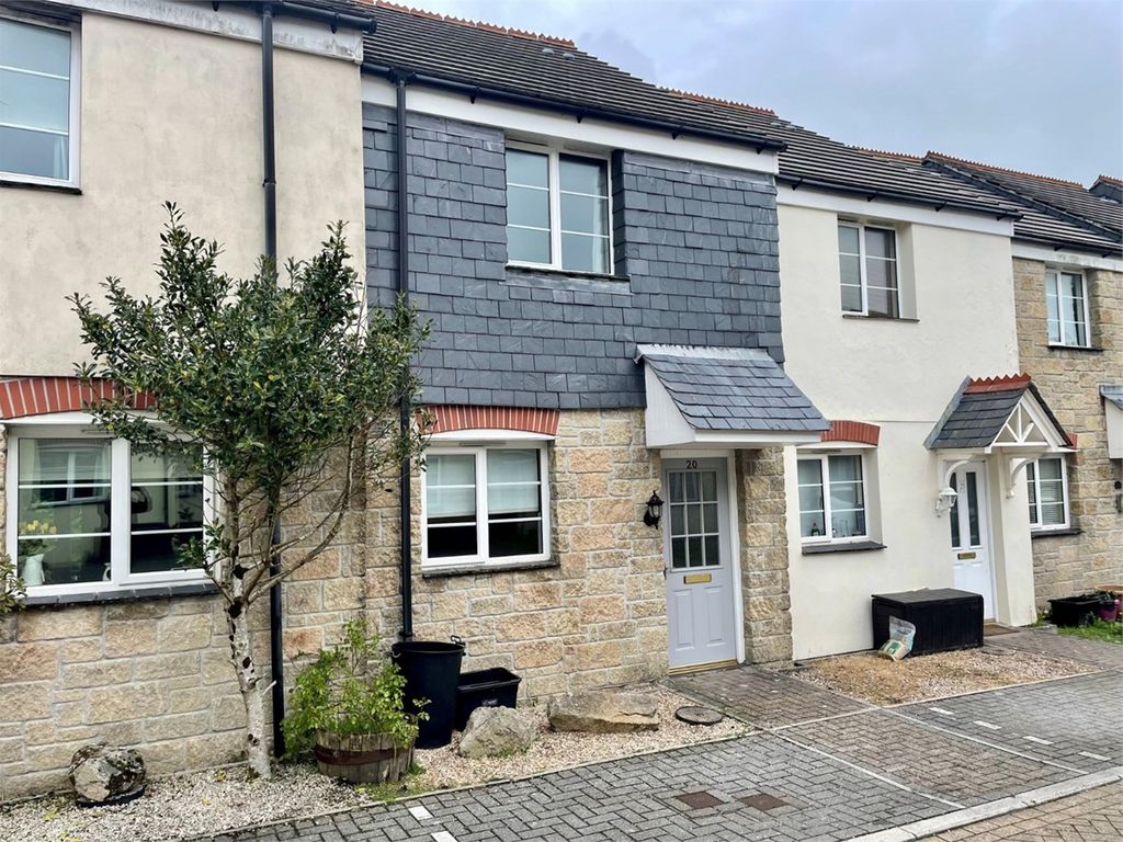 2 bed terraced house for sale in Helena Court, Penwithick, St Austell ...