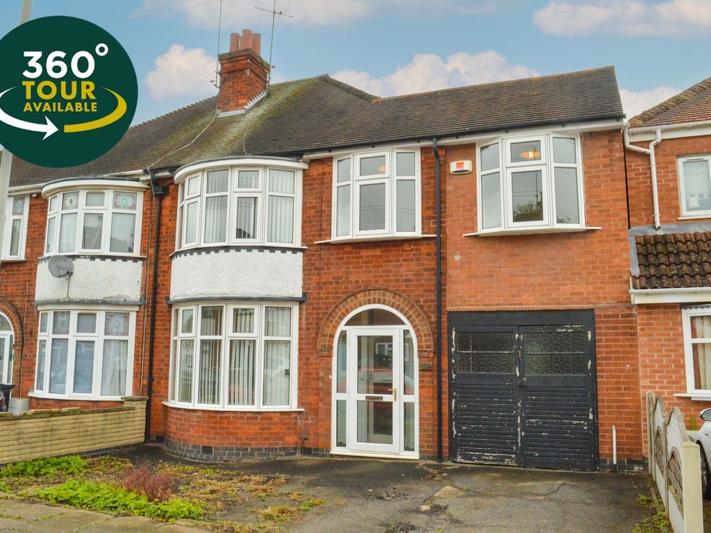 3 bed semi-detached house for sale in Broadway Road, Evington ...