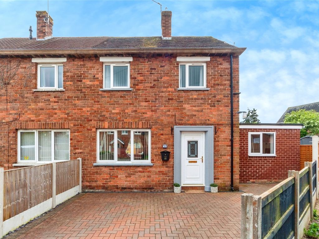 2 bed semi-detached house for sale in Chestnut Close, Wrexham, Clwyd ...