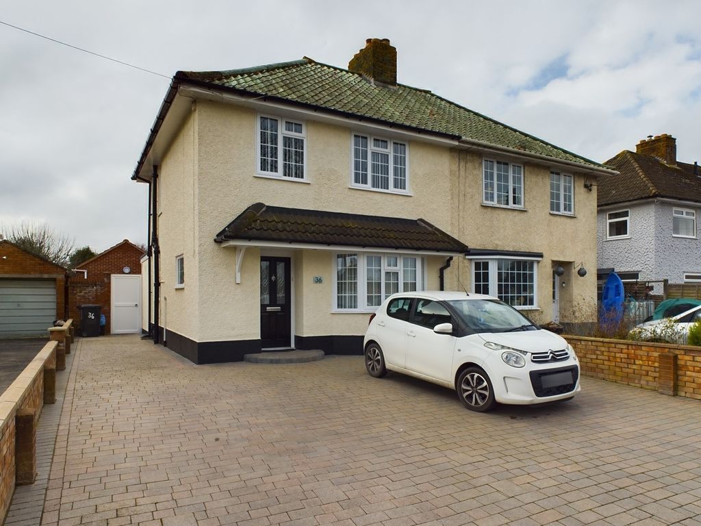 3 bed semi-detached house for sale in Weston Zoyland Road, Bridgwater ...