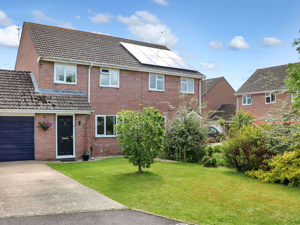 3 bed semi-detached house for sale in Rowan Close, Durrington ...