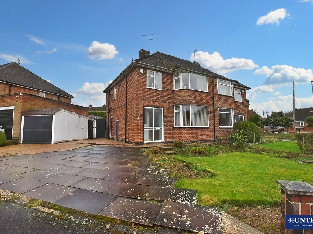 3 Bed Semi Detached House For Sale In Farleigh Avenue Wigston Le18 £