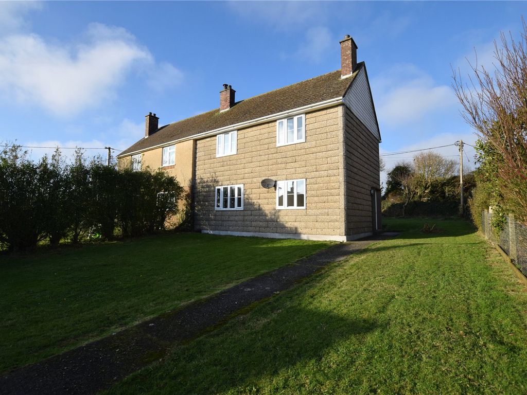 3 bed semi-detached house to rent in The Barton, Trelights, Port Isaac ...