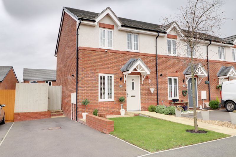 3 bed end terrace house for sale in Leighton View, Loggerheads, Market ...