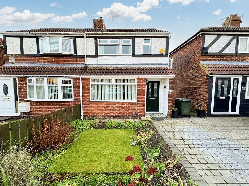 3 bed semi-detached house to rent in Warkworth Avenue, Wallsend NE28, £ ...