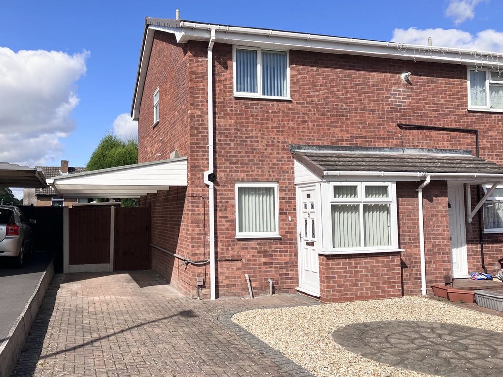 2 bed semi-detached house for sale in Near Vallens, Hadley, Telford ...