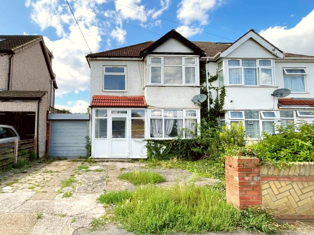 3 bed semi-detached house for sale in 33 South Street, Rainham, Essex ...