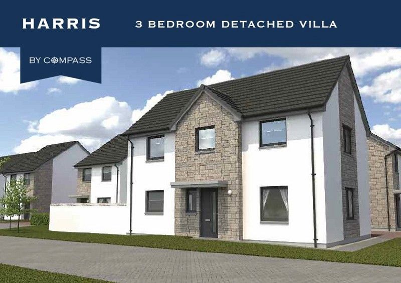 New home, 3 bed detached house for sale in The 'harris' Plot 34, Borlum Meadows, Drumnadrochit ...