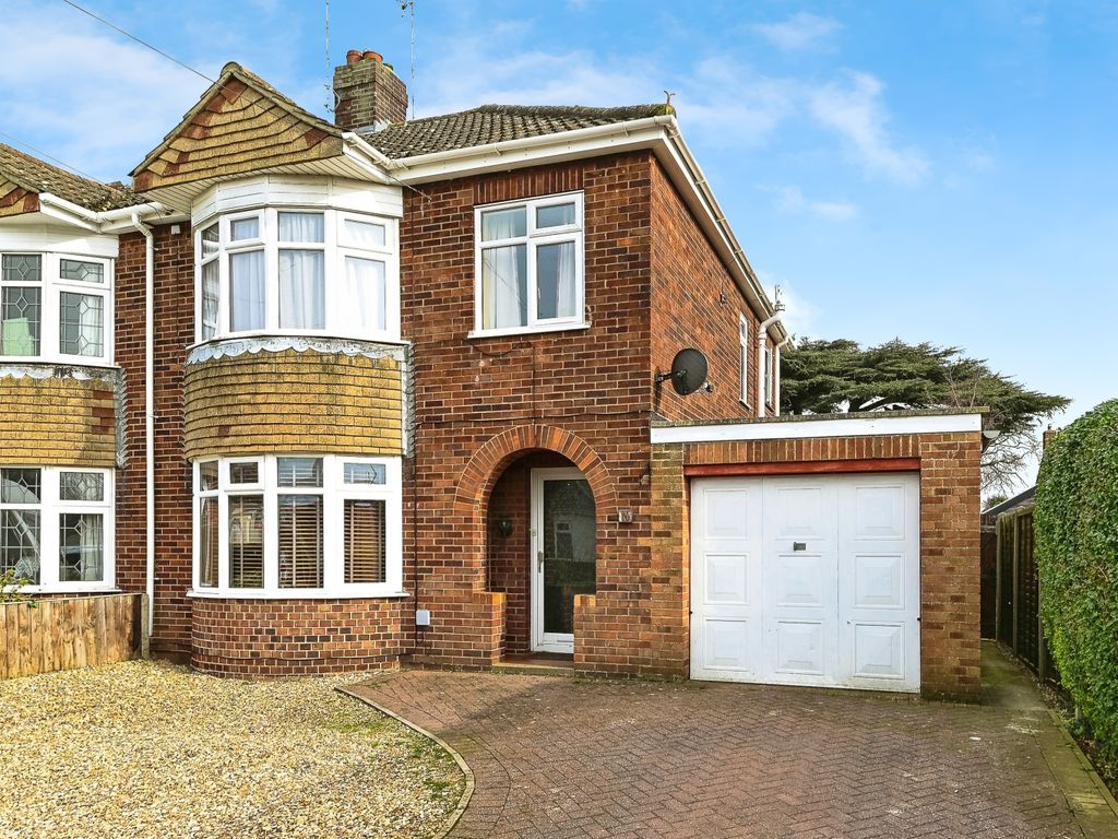 3 bed semi-detached house for sale in Cedar Way, West Lynn, King's Lynn ...