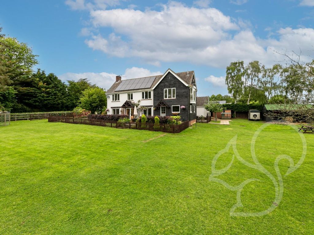 5 bed detached house for sale in Church Road, Twinstead, Sudbury CO10 ...