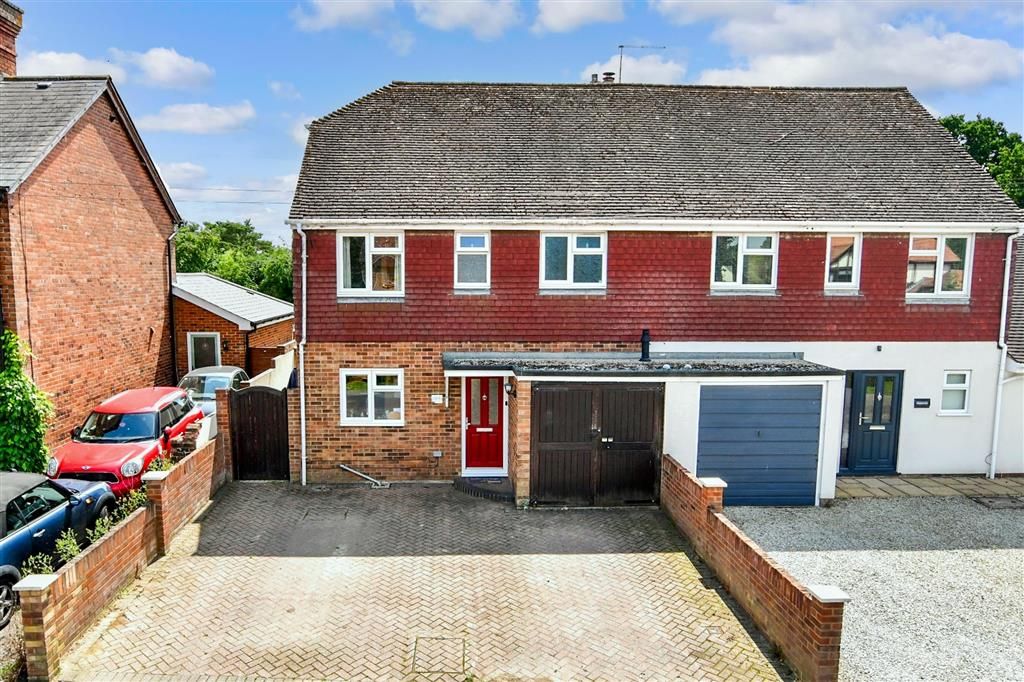 3 bed semi-detached house for sale in Forstal Road, Egerton, Kent TN27 ...