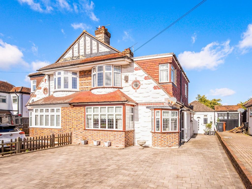 4 bed semi-detached house for sale in Chadacre Road, Stoneleigh, Epsom ...
