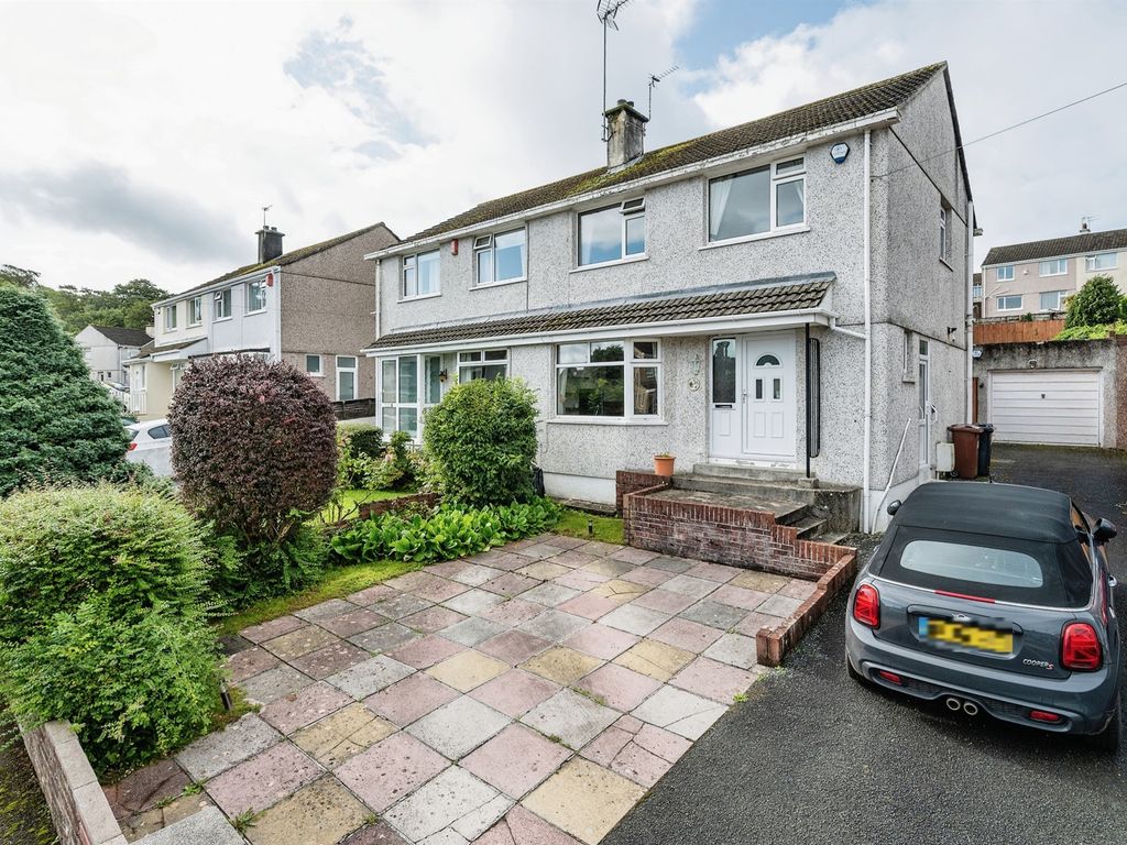 3 bed semi-detached house for sale in Treveneague Gardens, Manadon ...
