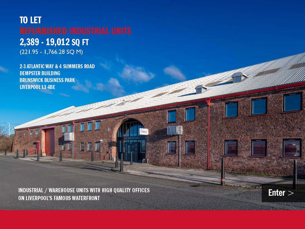 Brunswick Way, Liverpool L3, Industrial to let, £20,307 pa - Zoopla