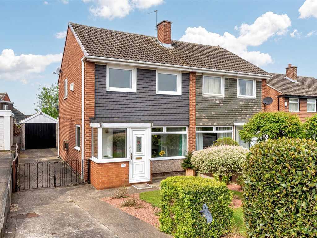 3 bed semi-detached house for sale in Kentmere Avenue, Garforth, Leeds ...