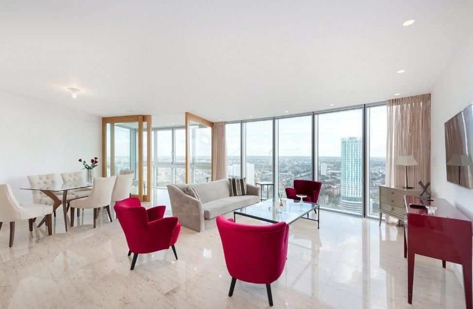 2 bed flat to rent in The Tower, St. George Wharf, Vauxhall SW8 - Zoopla