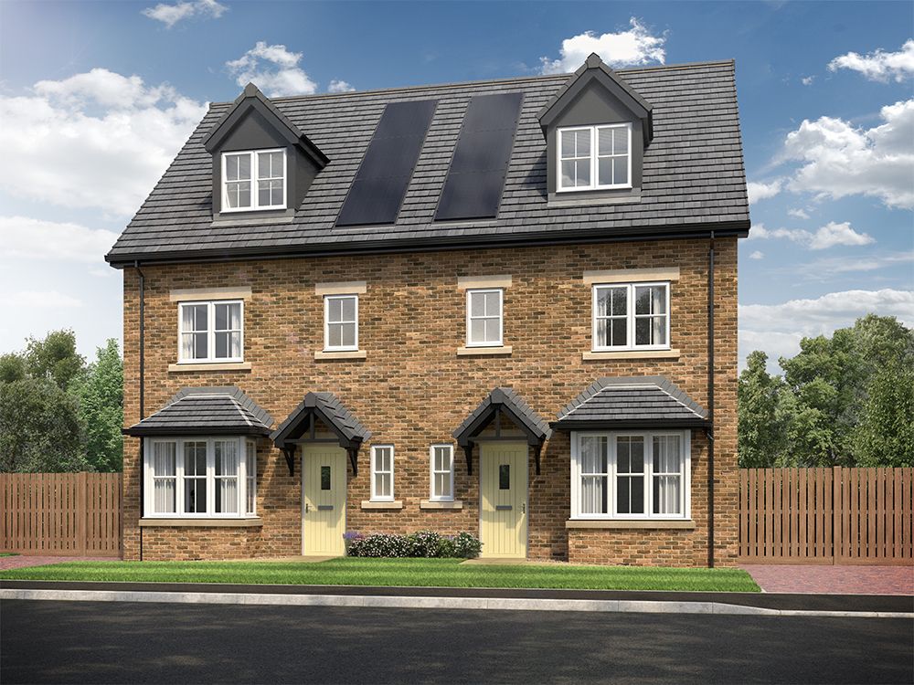 New home, 4 bed town house for sale in "Dawson" at Tanfield Lea ...