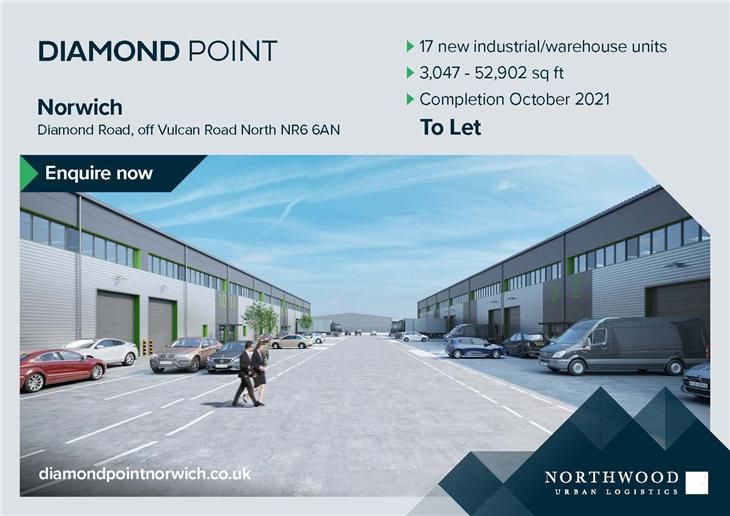 Light industrial to let in Unit 7, Diamond Point, Diamond Road, Norwich ...