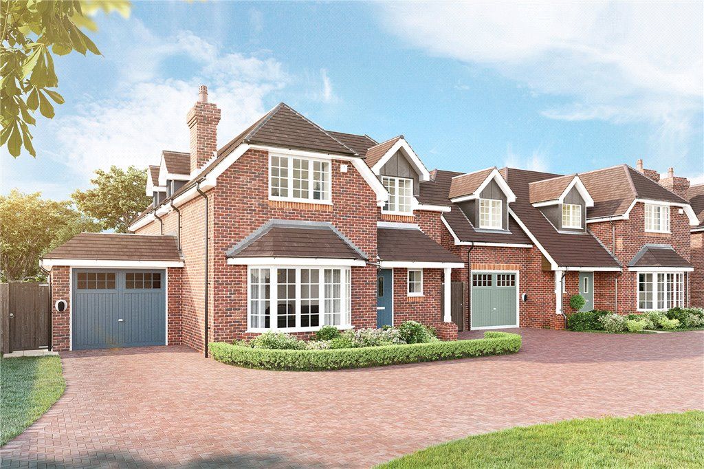 New home, 4 bed detached house for sale in Fullers Road, Rowledge ...