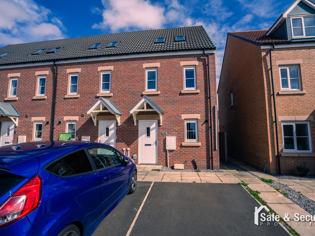 3 bed end terrace house for sale in Glanville Drive, Houghton-Le-Spring ...
