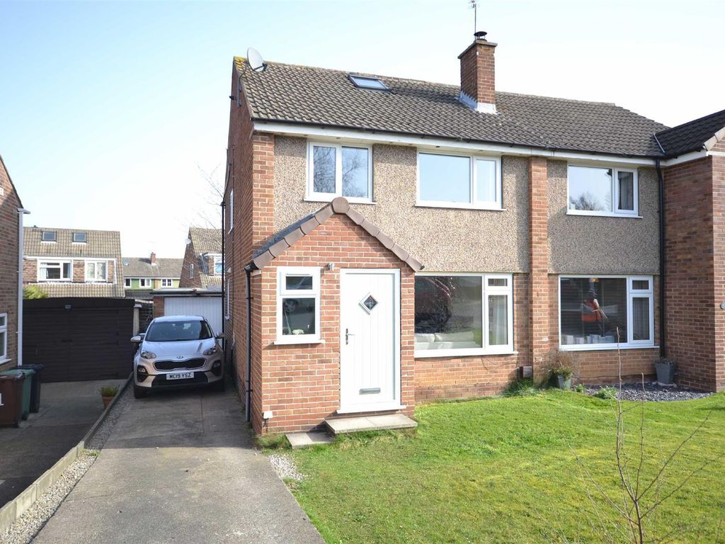 3 bed semi-detached house for sale in Crimple Green, Garforth, Leeds ...