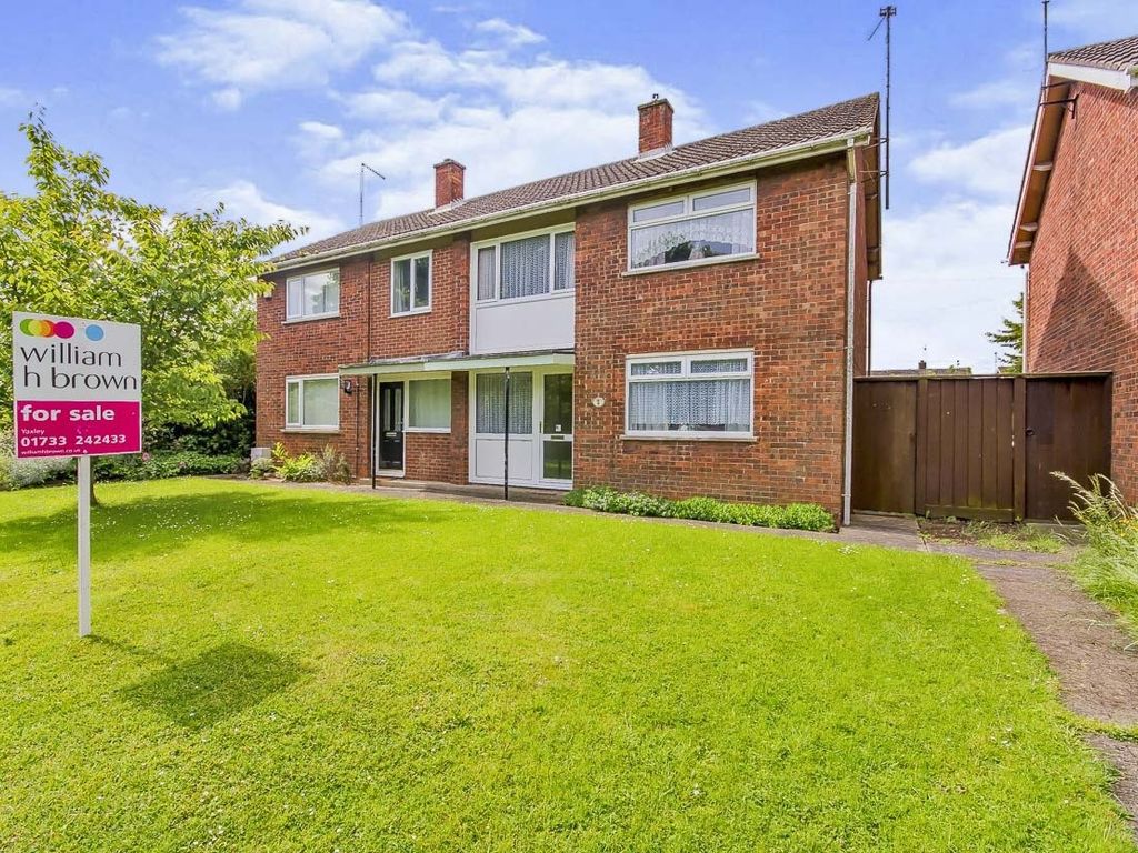 3 bed semi-detached house for sale in Church Walk, Farcet, Peterborough ...