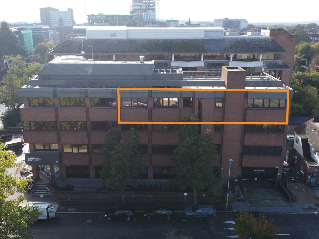 Office to let in Part 3rd Floor, 59 Clarendon Road, Watford WD17, £ ...