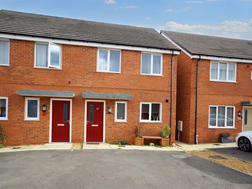 3 bed semi-detached house to rent in Oak Wood Drive, Corby NN18, £1,050 ...