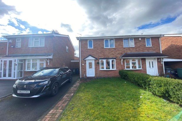 2 bed semi-detached house to rent in Hawkswell Drive, Willenhall WV13 ...