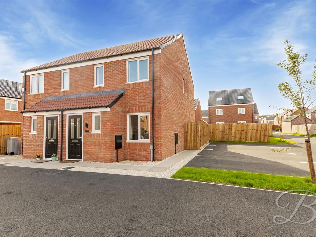 2 bed semi-detached house to rent in Peregrine Gardens, Clipstone ...