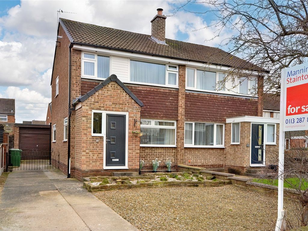 3 bed semi-detached house for sale in Firtree Avenue, Garforth, Leeds ...