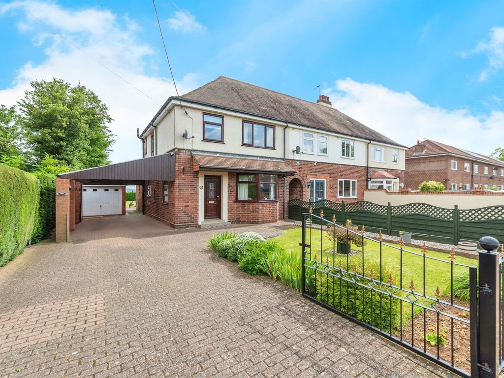3 bed semi-detached house for sale in North Road, Leadenham, Lincoln ...