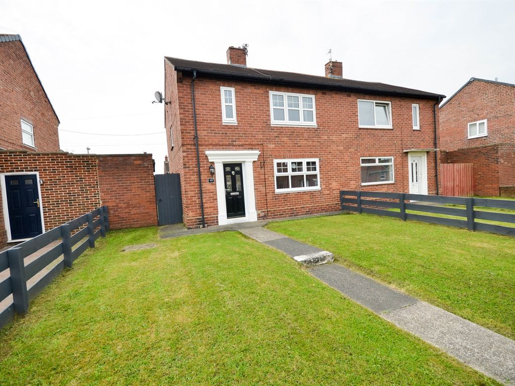 2 bed semi-detached house for sale in Ewart Crescent, South Shields ...