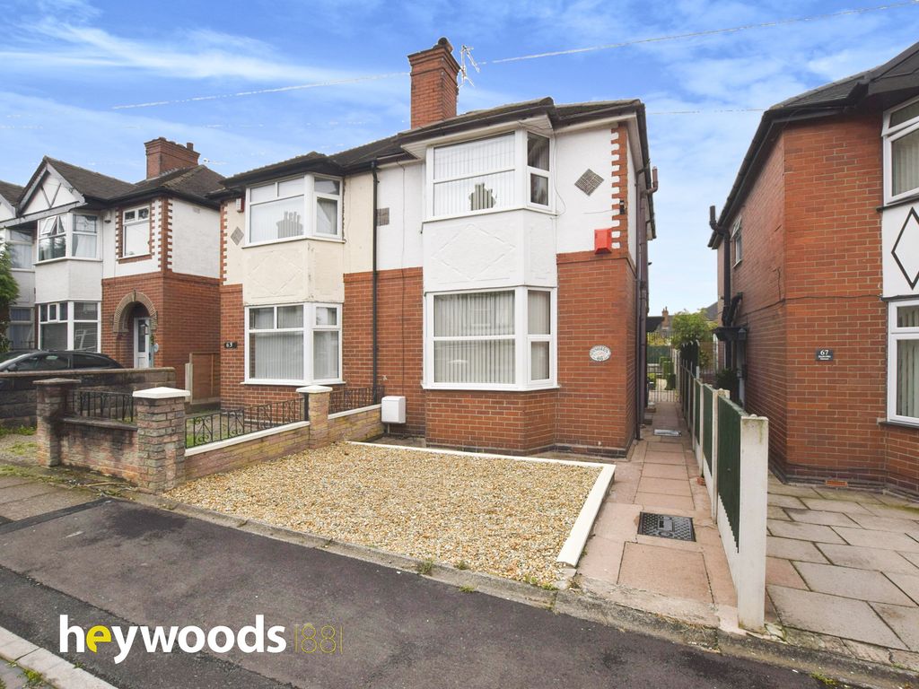 2 bed semi-detached house for sale in Sackville Street, Basford, Stoke ...
