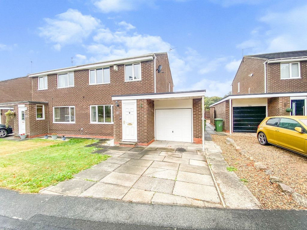 3 Bed Semi Detached House For Sale In Huntingdon Drive Cramlington