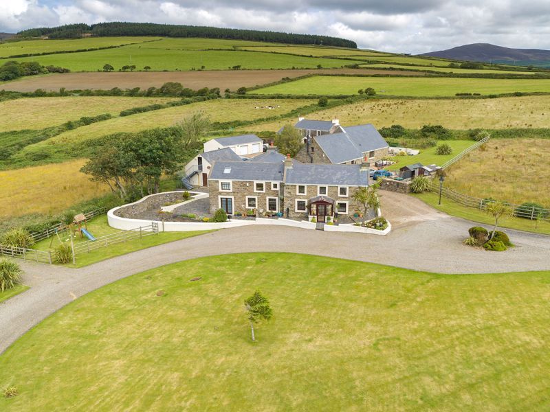 9 bed detached house for sale in Greyney Mooar, Ronague Road, Arbory ...