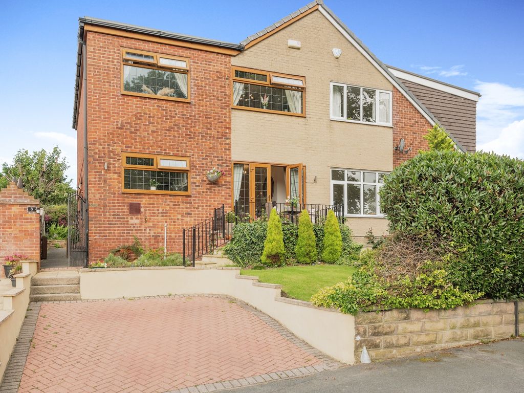 3 Bed Semi Detached House For Sale In Ebor Gardens Mirfield Wf14 £