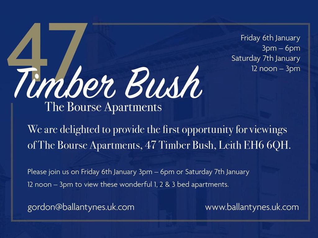 New home, 2 bed flat for sale in Flat 1, 47 Timber Bush, Leith EH6 - Zoopla