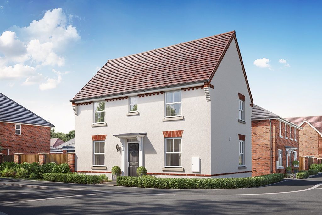 New home, 3 bed detached house for sale in "Hadley" at Ersham Road ...