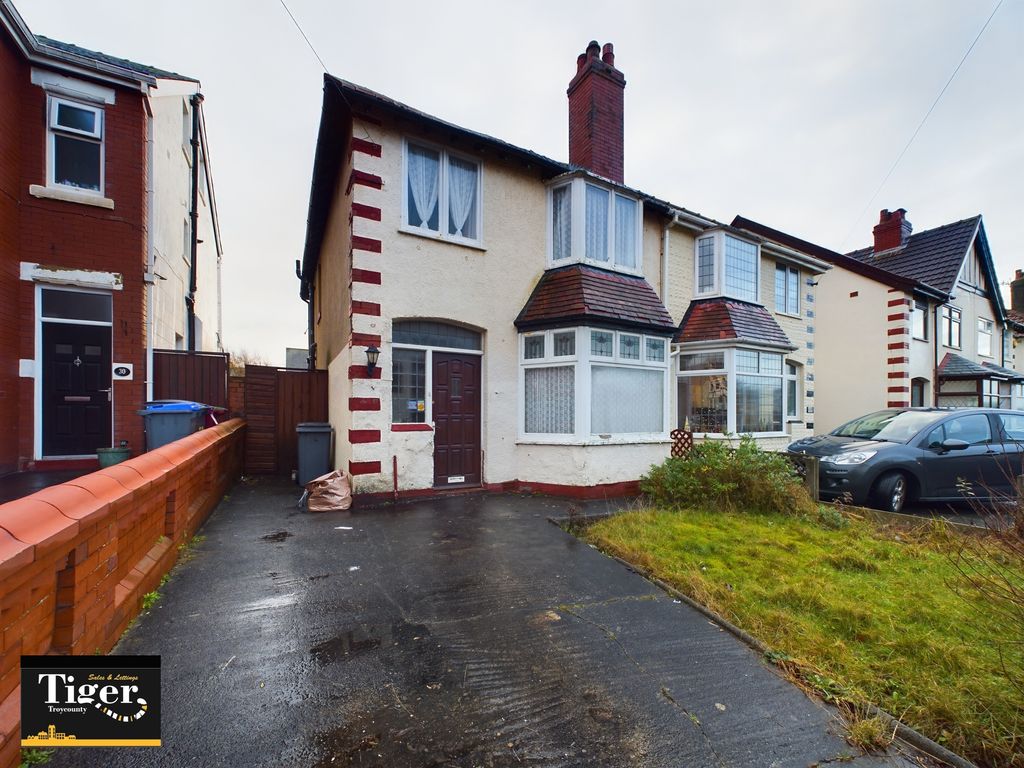 3 Bed Semi Detached House For Sale In St Stephens Avenue Blackpool
