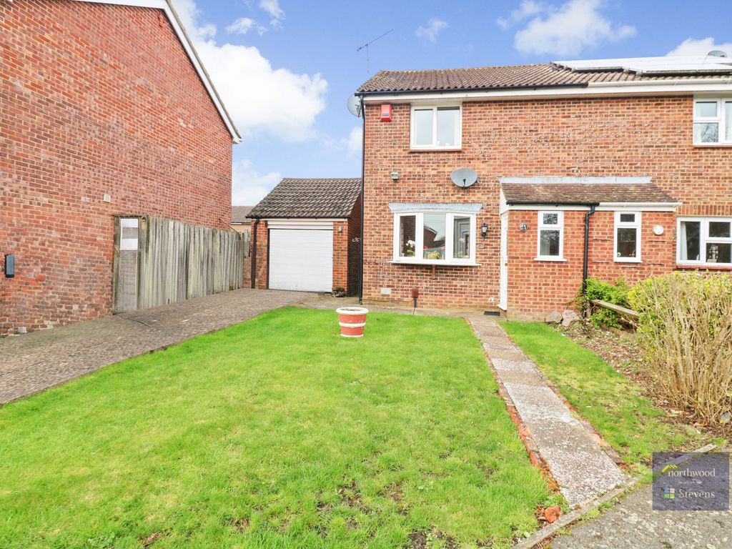 3 bed semi-detached house for sale in Lakemead, Singleton, Ashford TN23 ...