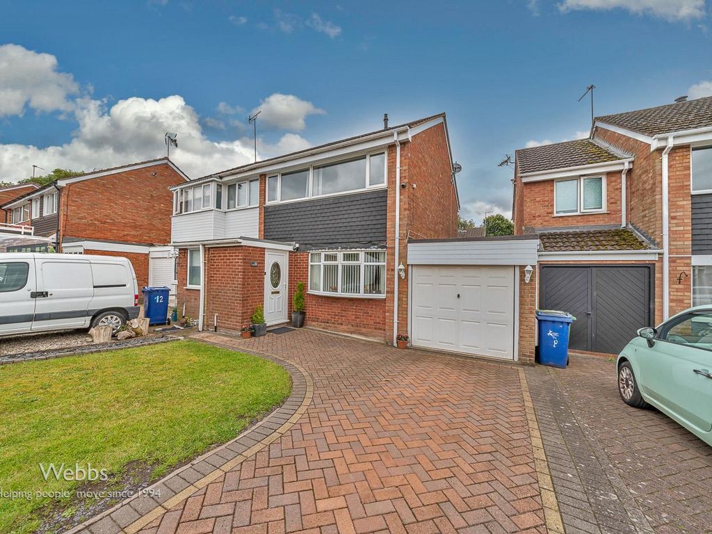 3 Bed Semi Detached House For Sale In Raven Close Hednesford Cannock