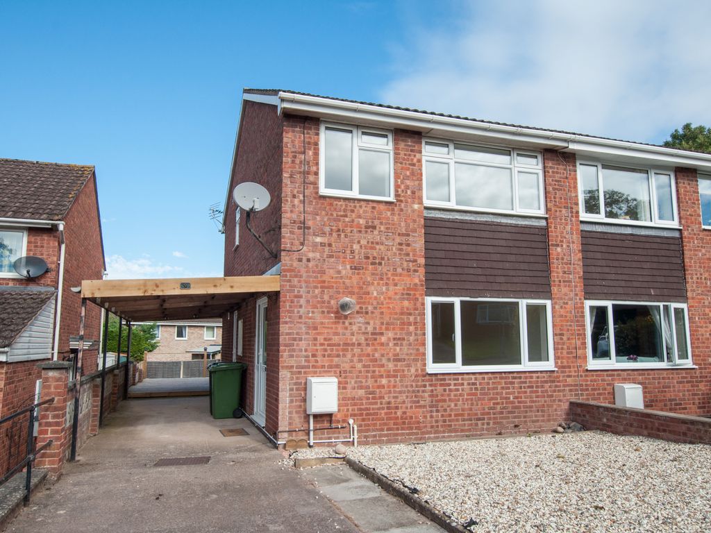 3 bed semi-detached house to rent in Rowan Close, Ross-On-Wye HR9, £950 ...